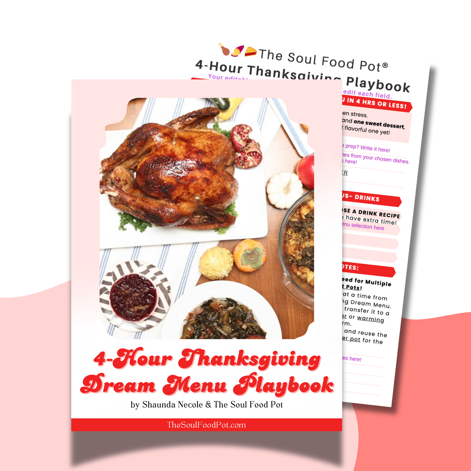 4-Hour Thanksgiving Dream Menu Playbook by The Soul Food Pot – Shaunda ...